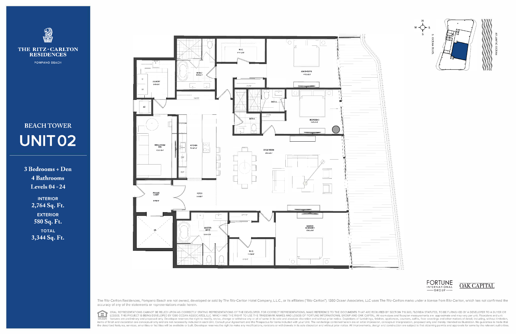 Ritz-Carlton Residences Floor Plans