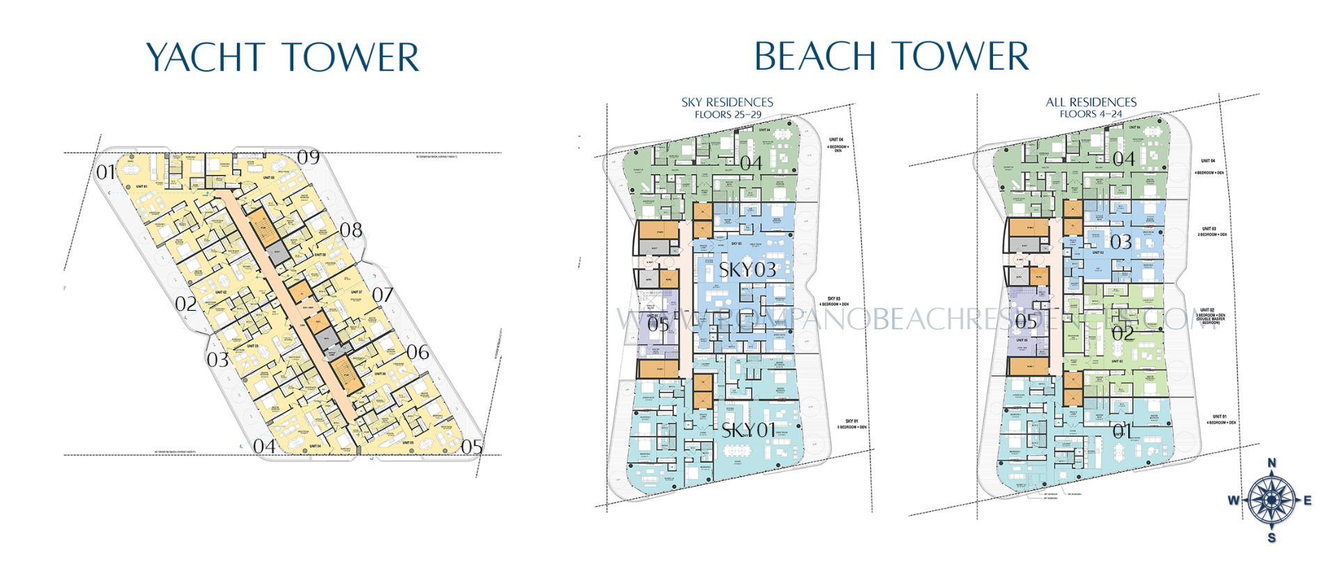 Ritz-Carlton Residences Floor Plans